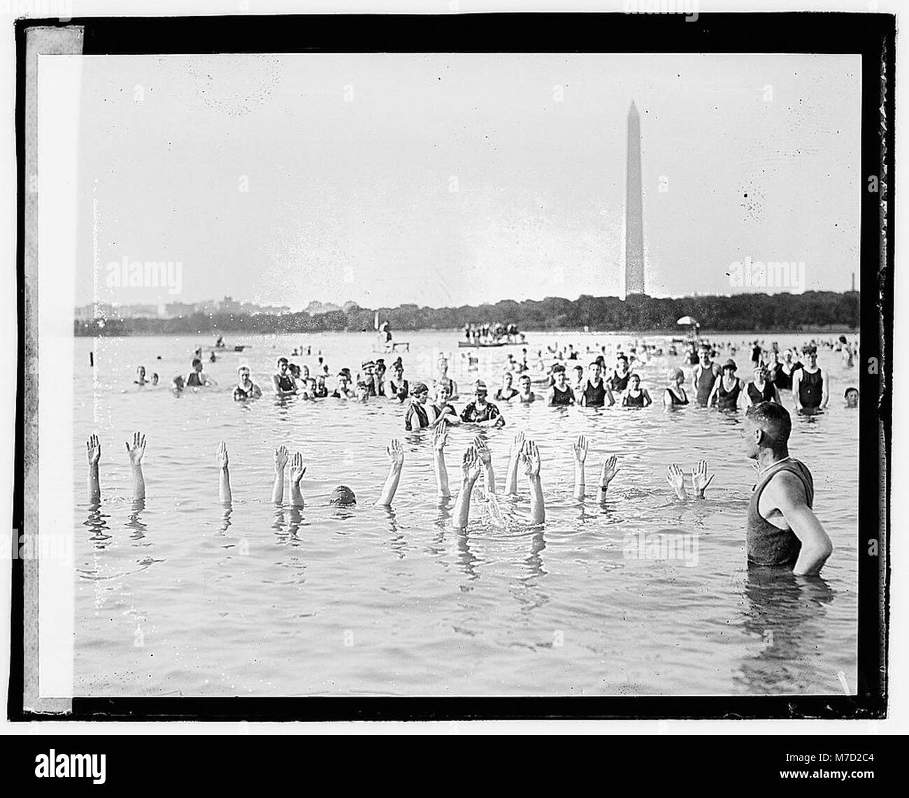 Vintage swimming lessons hi-res stock photography and images - Alamy