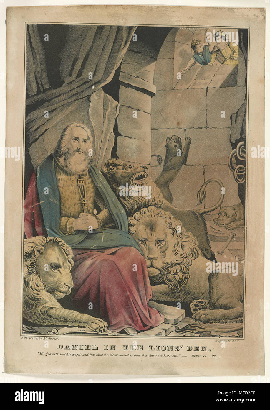 Daniel in the lions den hi-res stock photography and images - Alamy