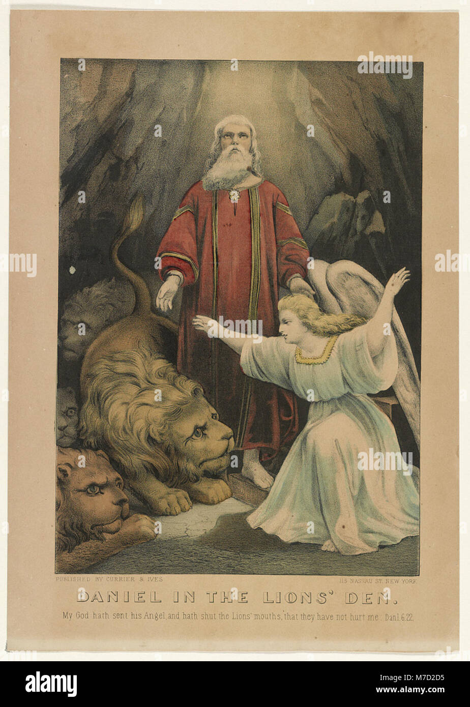 Daniel in the lions den hi-res stock photography and images - Alamy