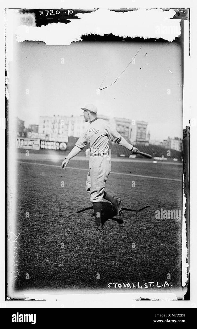 A photograph of George Stovall, an early 20th-century baseball player ...
