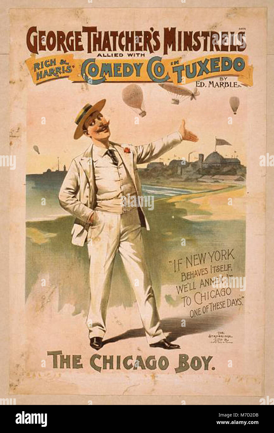An image featuring George Thatcher's Minstrels and Rich & Harris ...