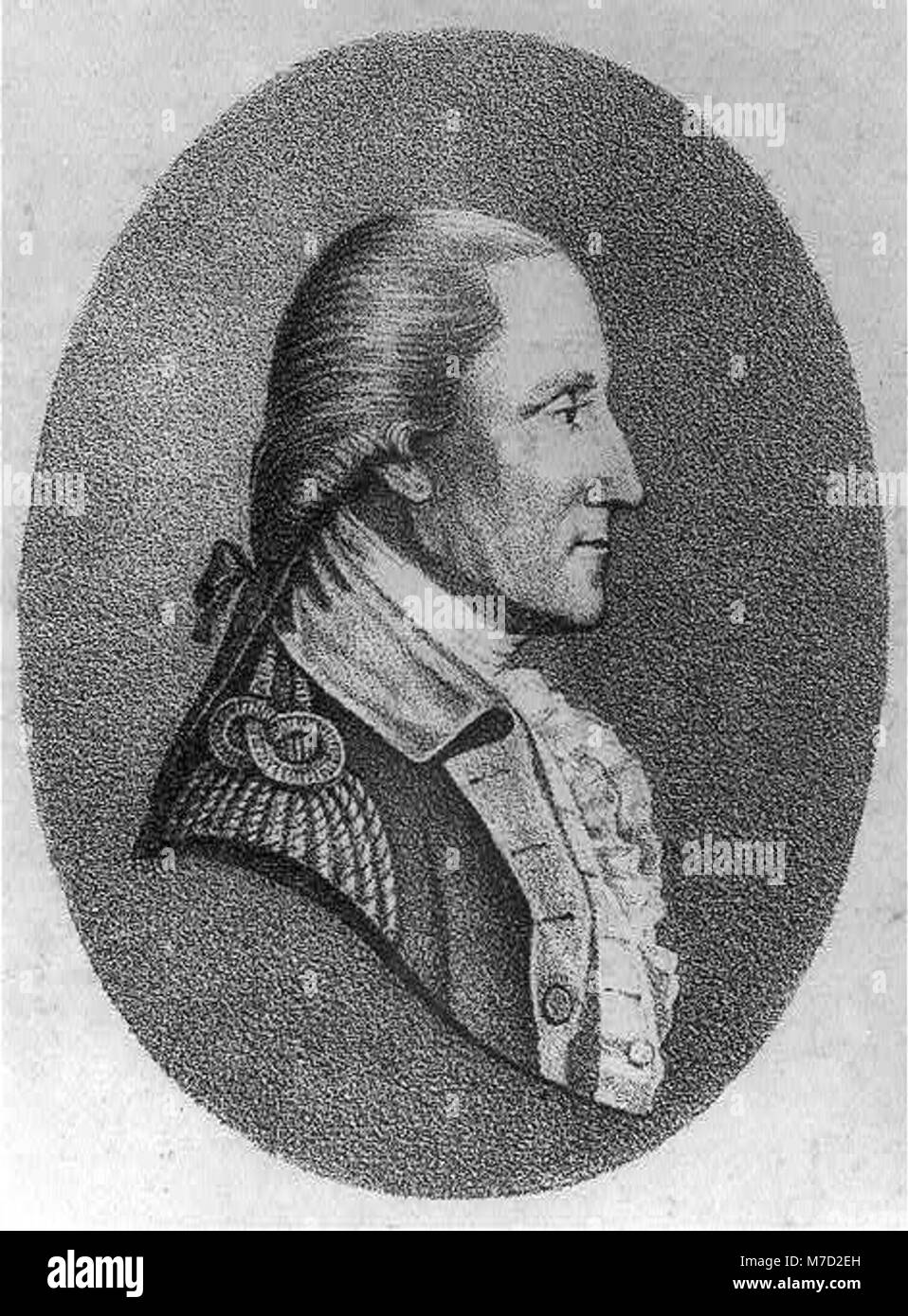 A portrait of George Washington, the first president of the United ...