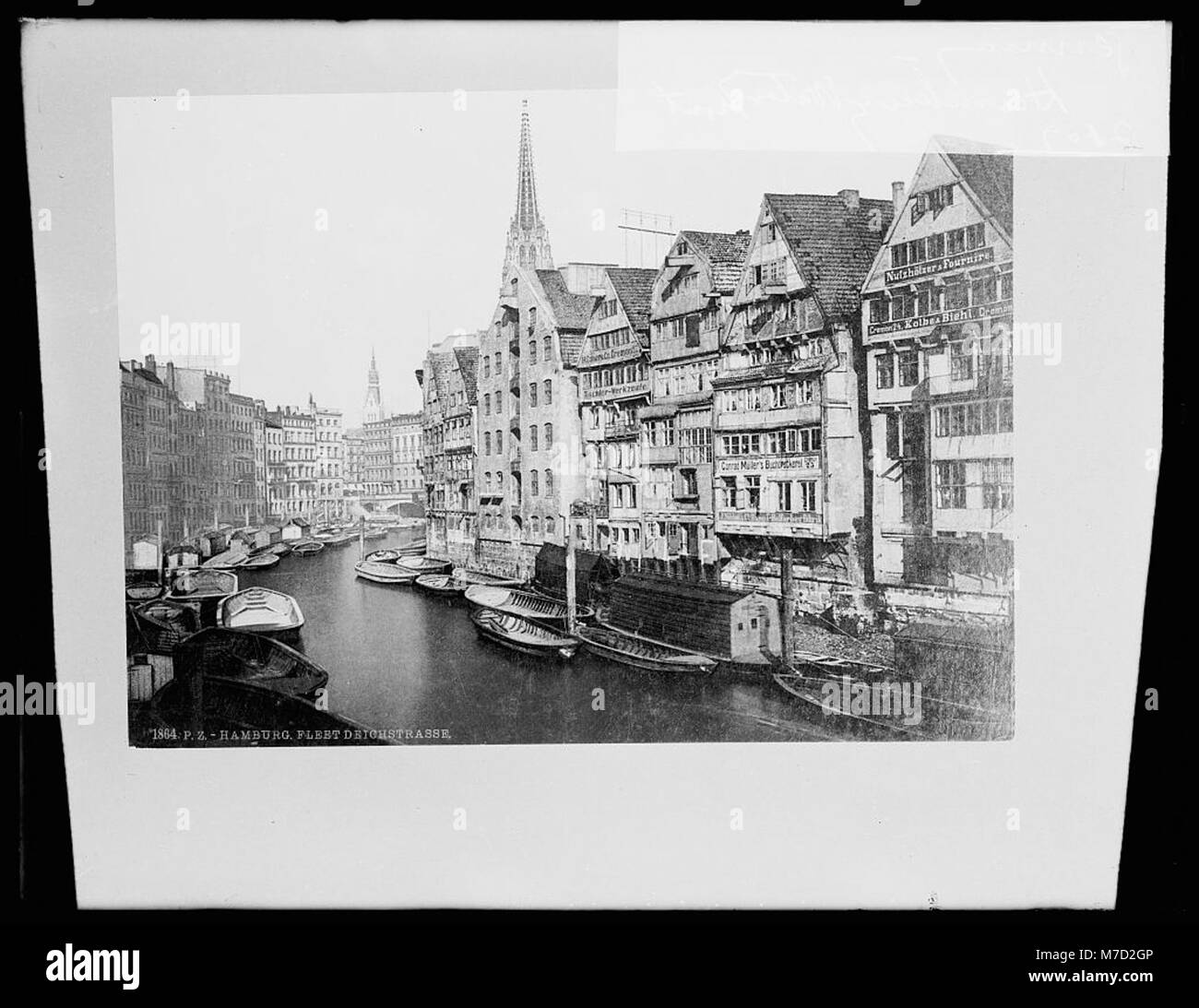 This image captures the waterfront of Hamburg, Germany, showcasing the ...