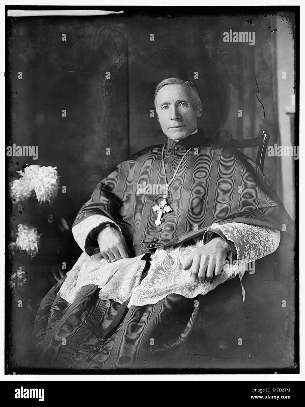 A portrait of Cardinal Gibbons, showcasing the prominent Catholic ...