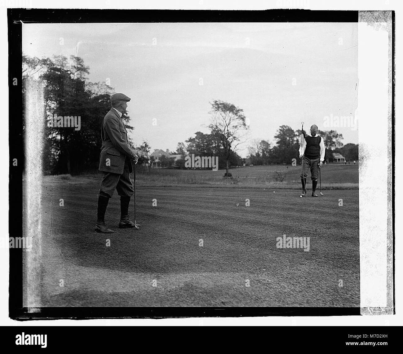 This photograph captures the Gillette Golf Course in Chevy Chase ...