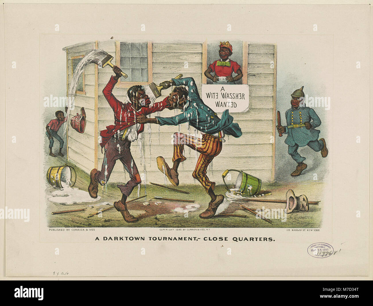 An intense moment from a darktown tournament, showing competitors in ...