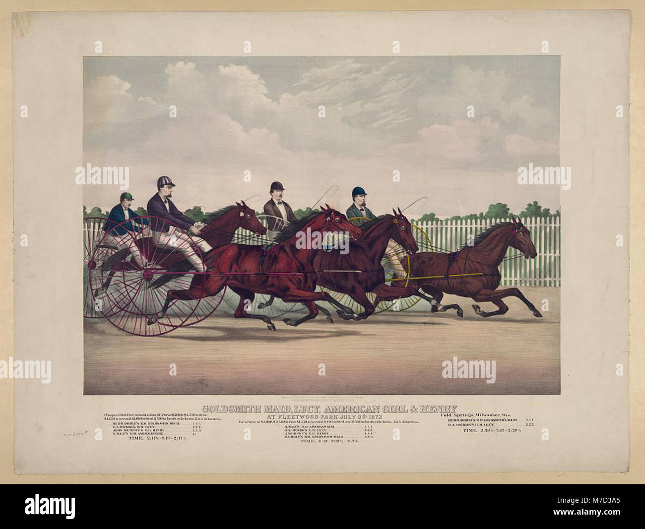 This image captures Lucy, an American girl, with her horse Goldsmith ...