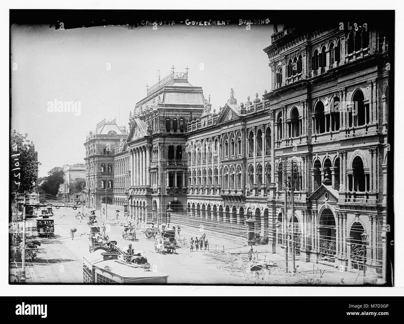 An image of a government building in Calcutta, India, highlighting ...