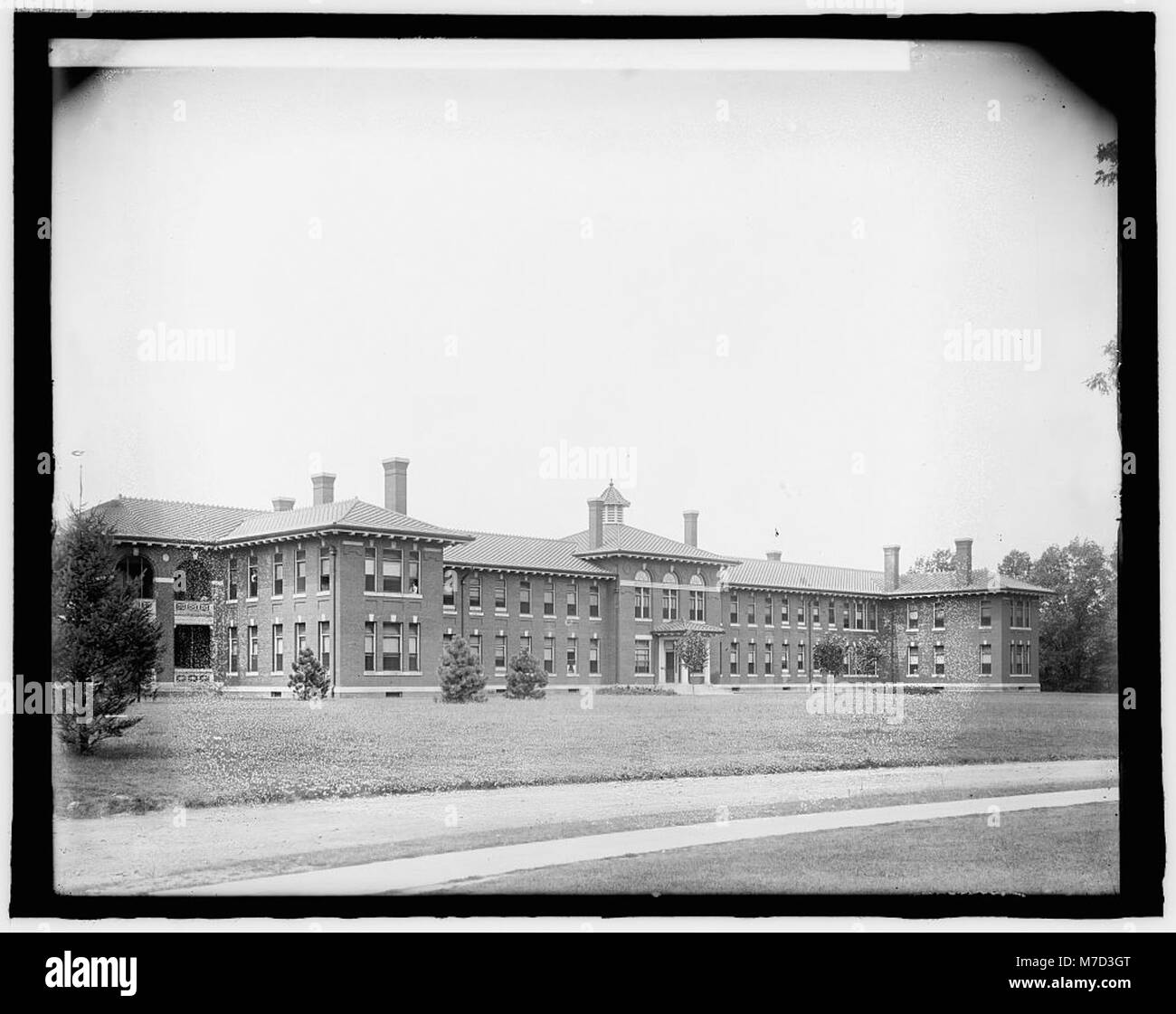 A historic photograph of the Government Hospital for the Insane in ...