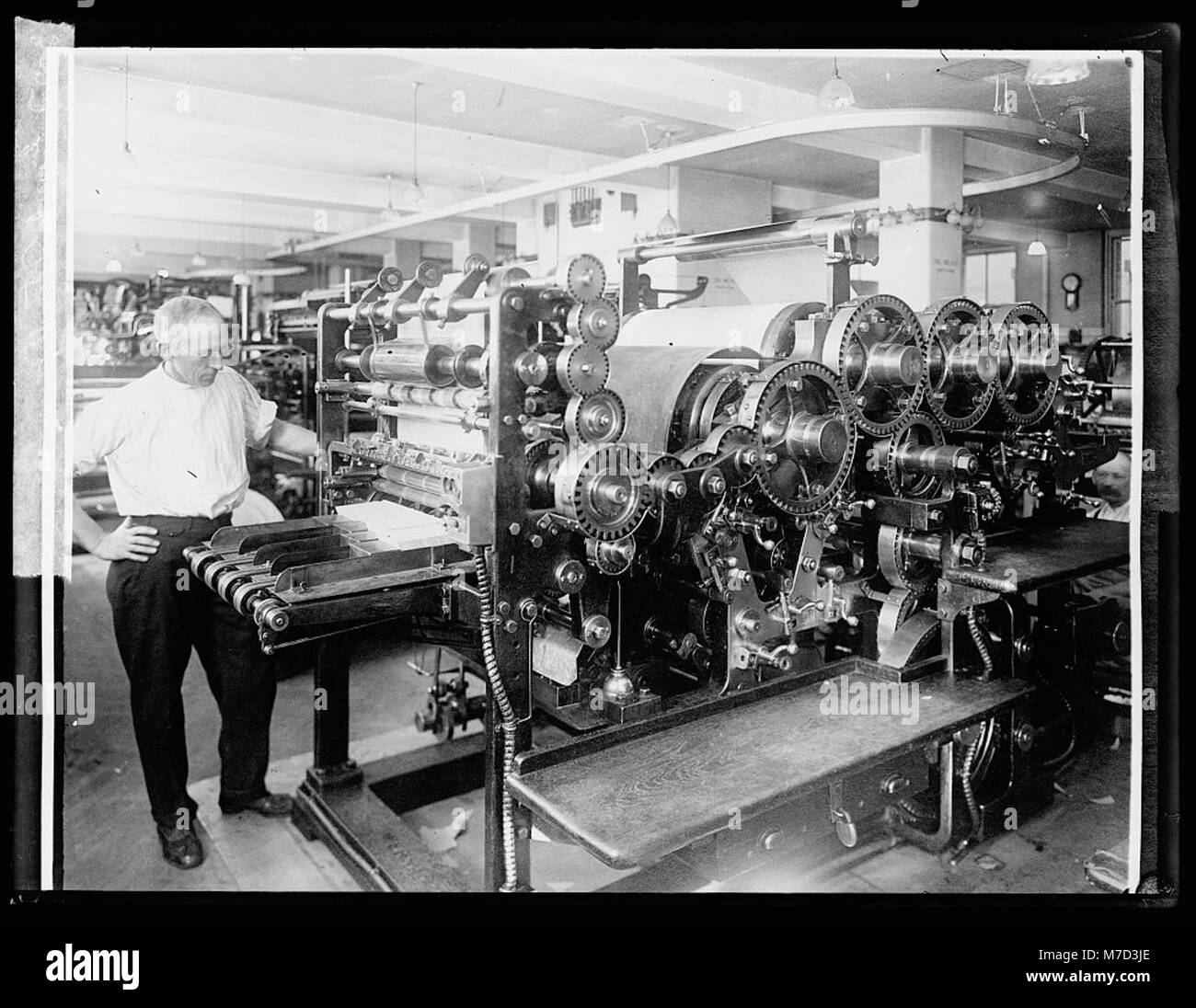 A photograph of the Government Printing Office in Washington, D.C ...