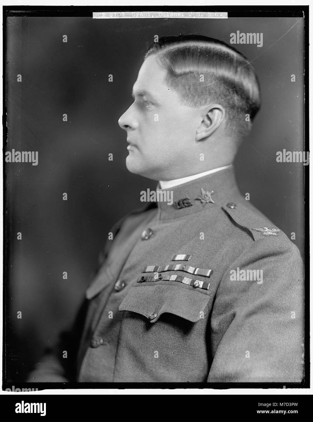 This photograph features U.S. Colonel U.S. Grant III, a prominent ...