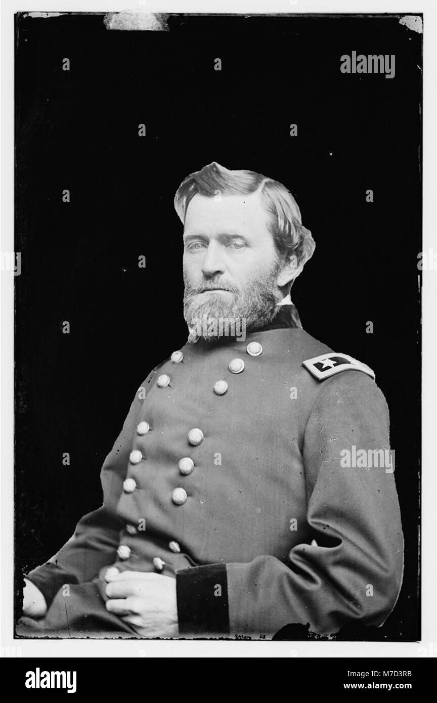 A historical photograph of General Ulysses S. Grant, a key figure in ...