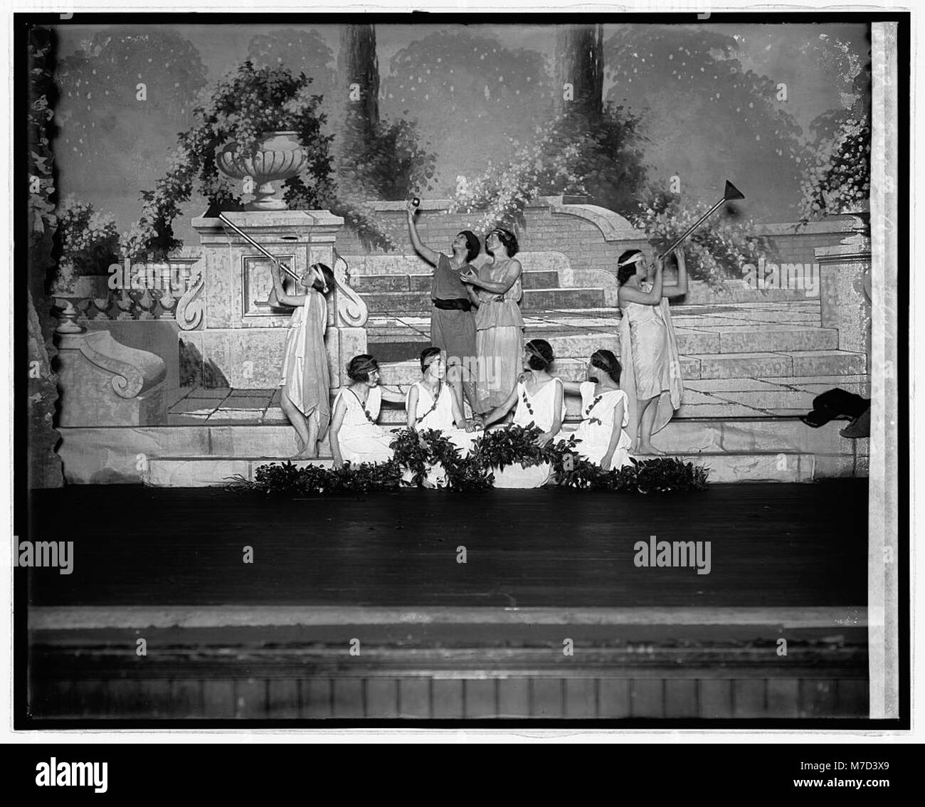 A historical photograph of the Greek American Club, reflecting the ...