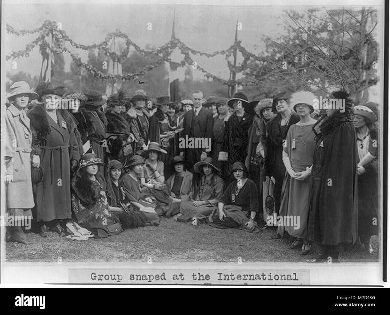 A group photo from the International Tree Planting at the Pan American ...