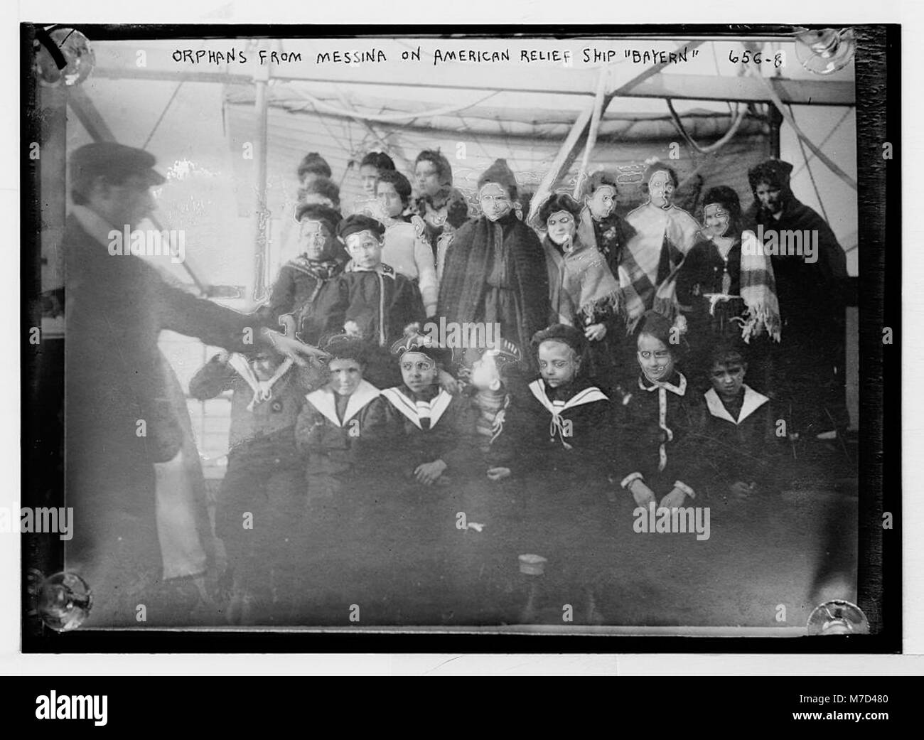 Group of orphans Black and White Stock Photos & Images - Alamy