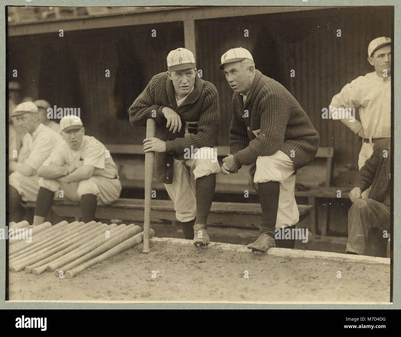 A historic baseball photo featuring Grover Cleveland Alexander with ...