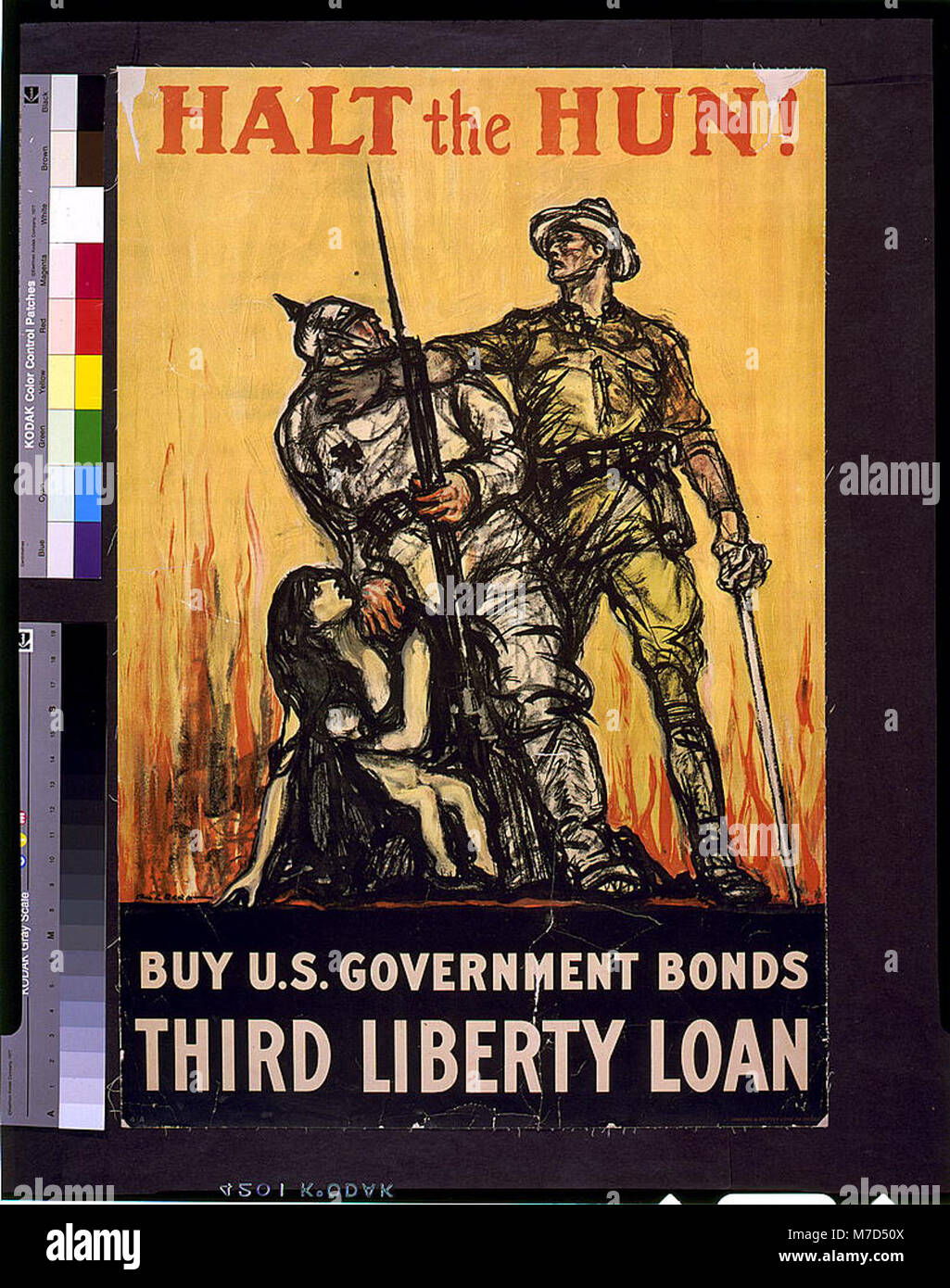 A World War I-era propaganda poster encouraging citizens to buy U.S ...