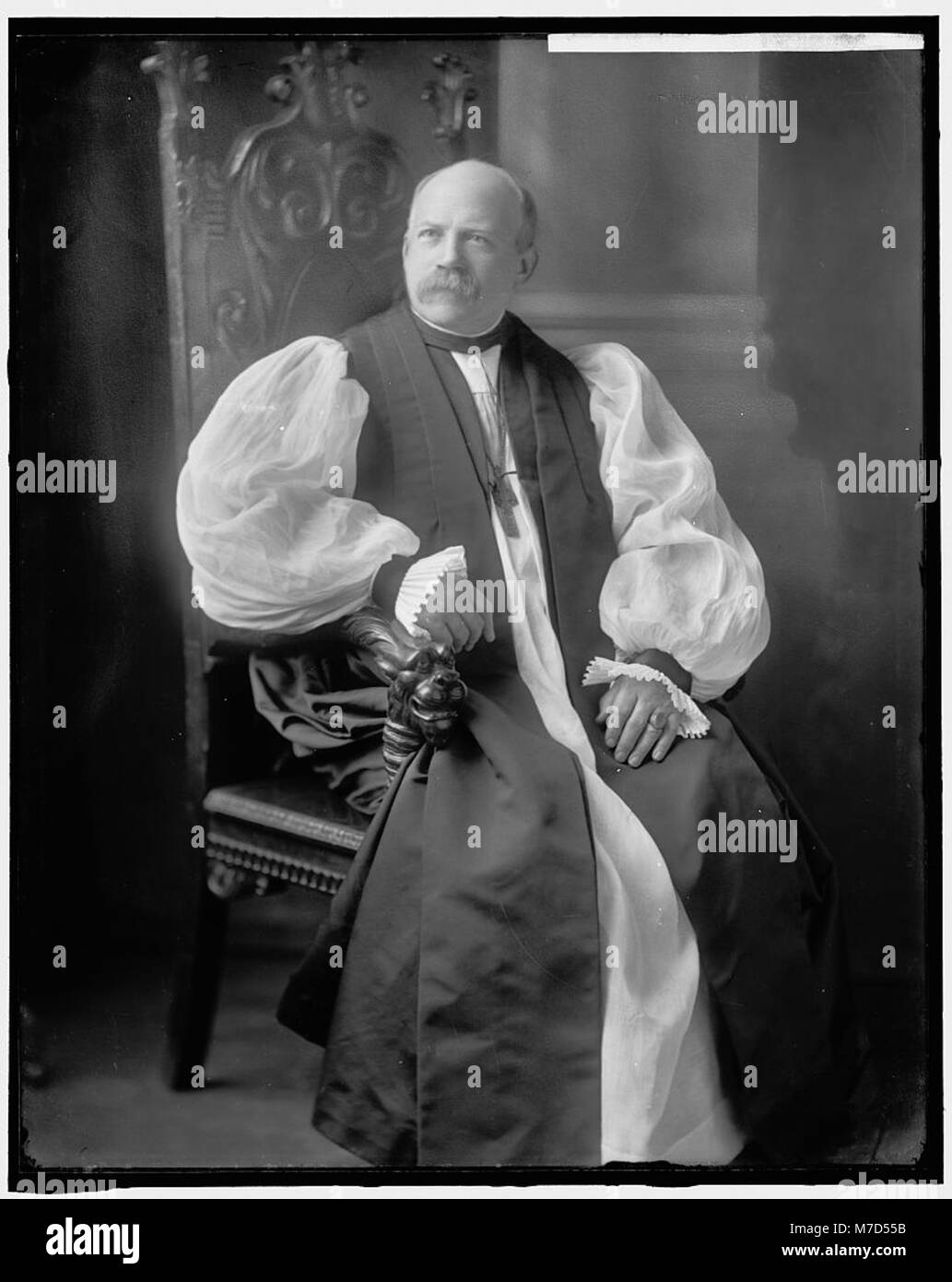 Portrait of Bishop Alfred Harding, a notable religious figure. The ...