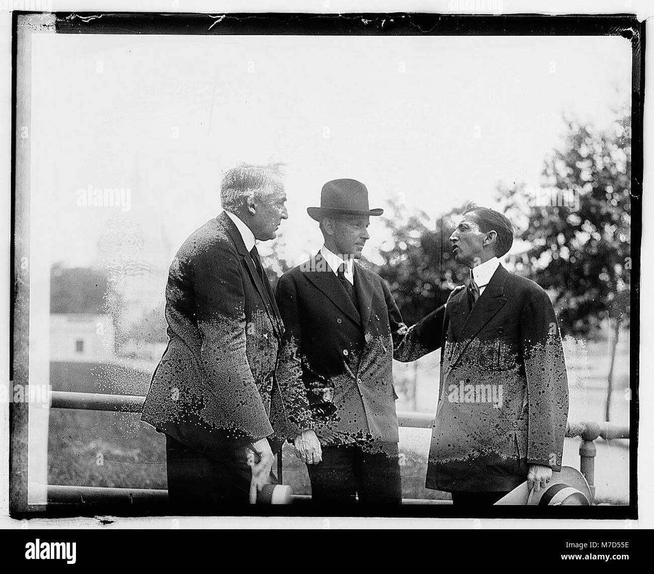A portrait of Presidents Warren G. Harding, Calvin Coolidge, and ...
