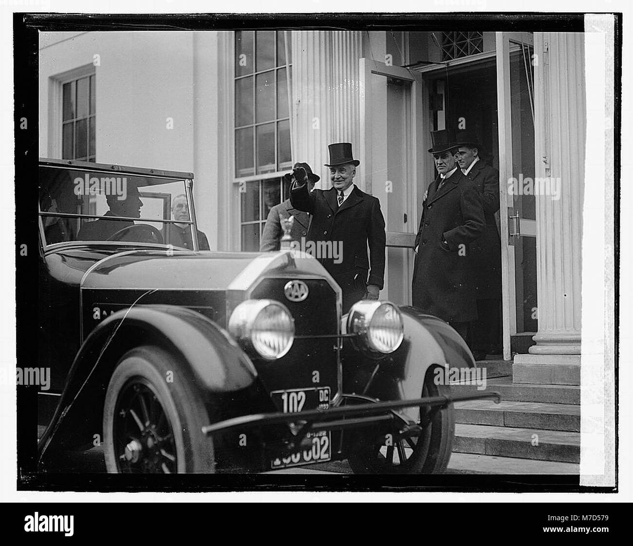 A photograph of President Warren G. Harding, taken on February 10, 1922 ...