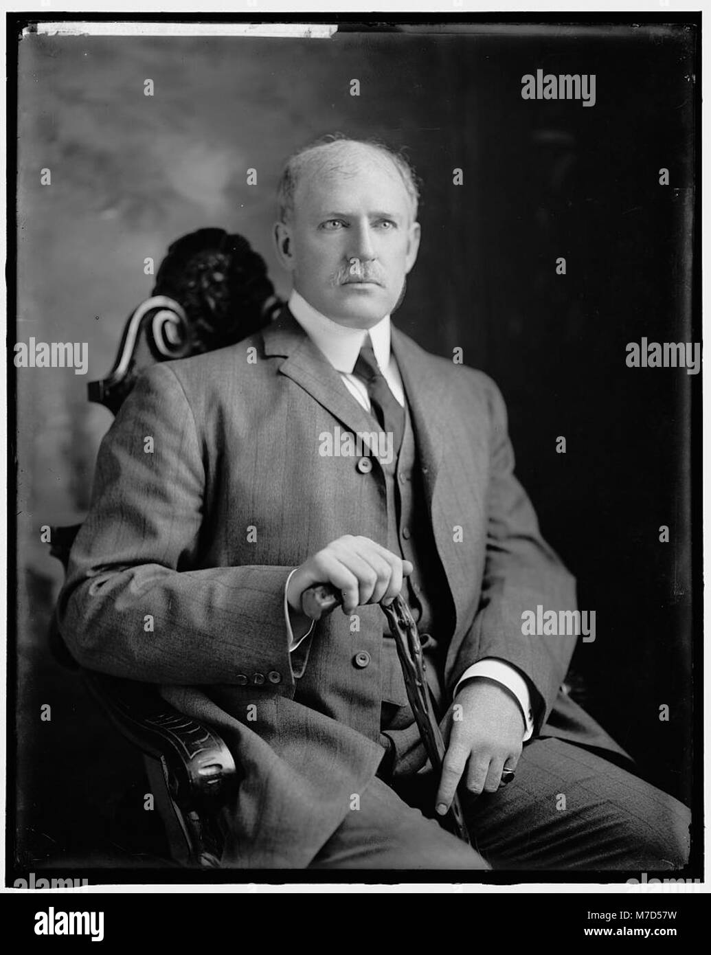 Portrait of James Harlan, U.S. politician who served as Secretary of ...