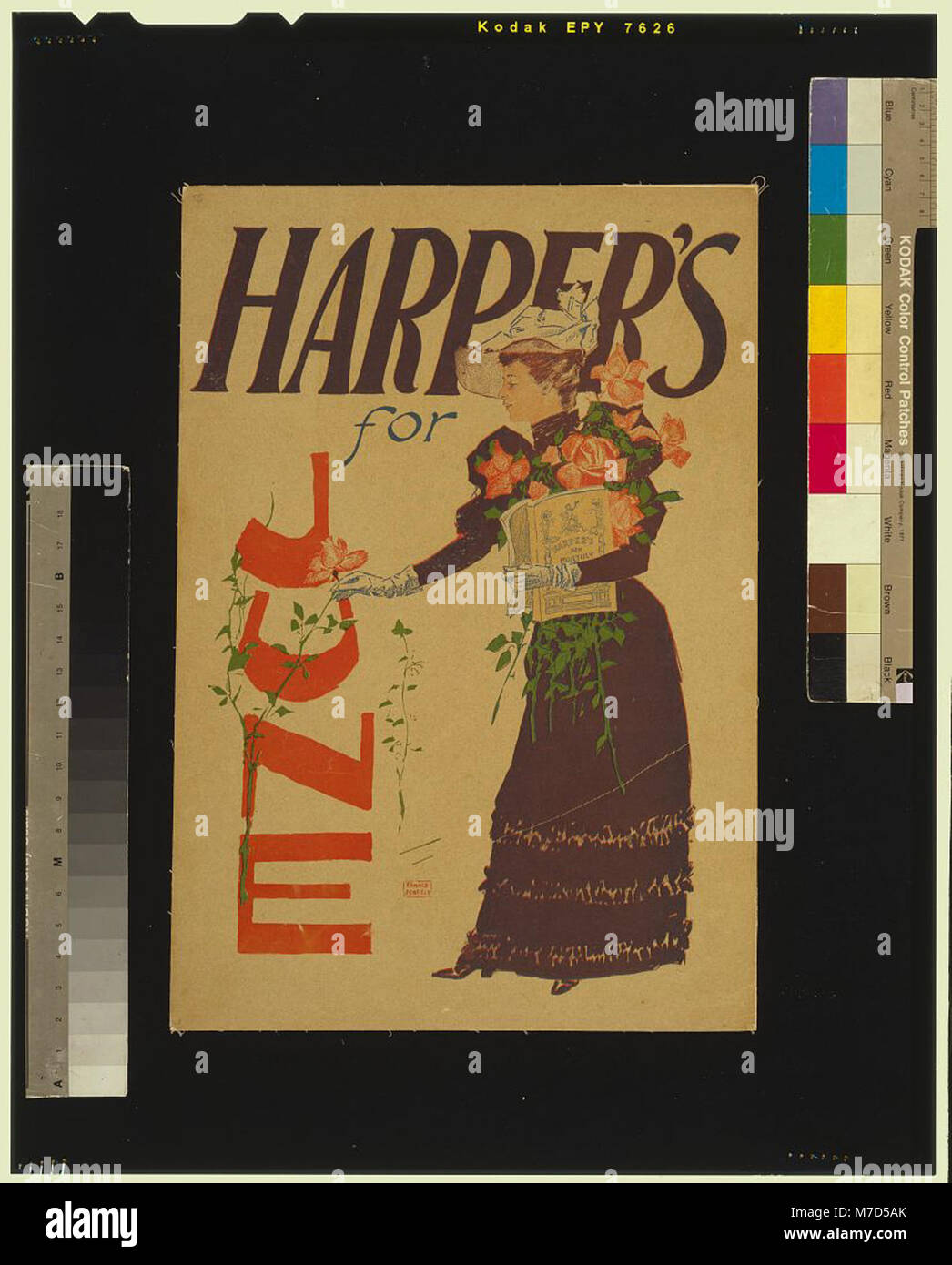 A cover illustration for Harper's magazine from June, featuring artwork ...