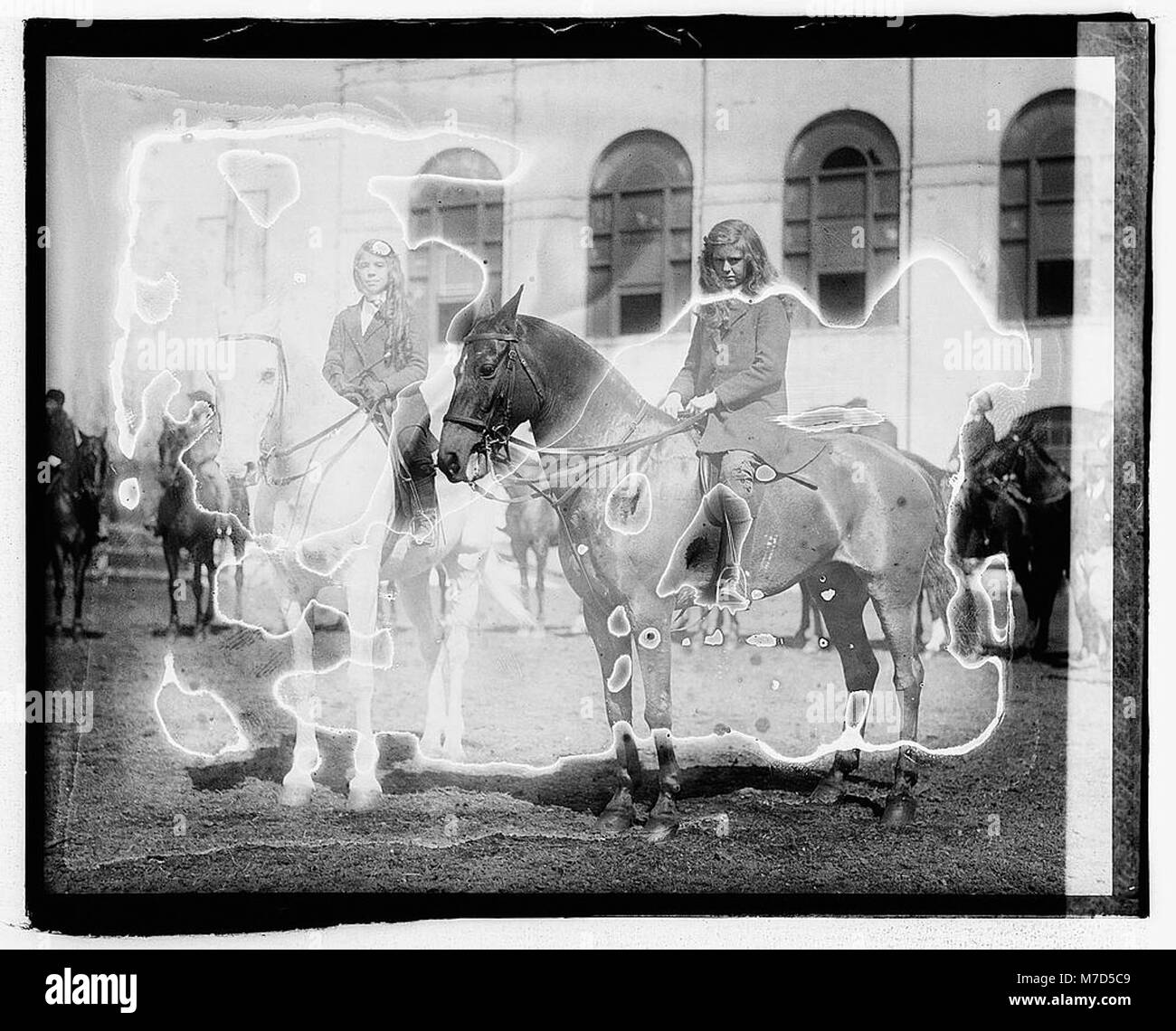 Harriet Mitchell is pictured with her brother, General W.M. Mitchell ...