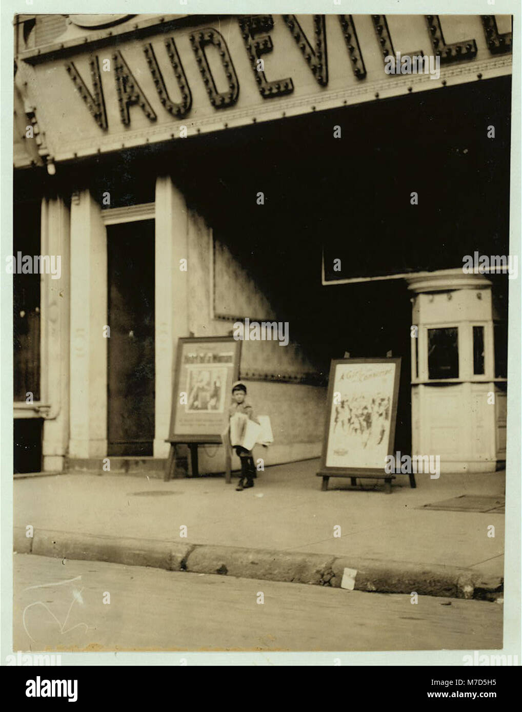 Harry Silverstein, a 7-year-old newsboy from 703 W. 6th St., earned 25 ...
