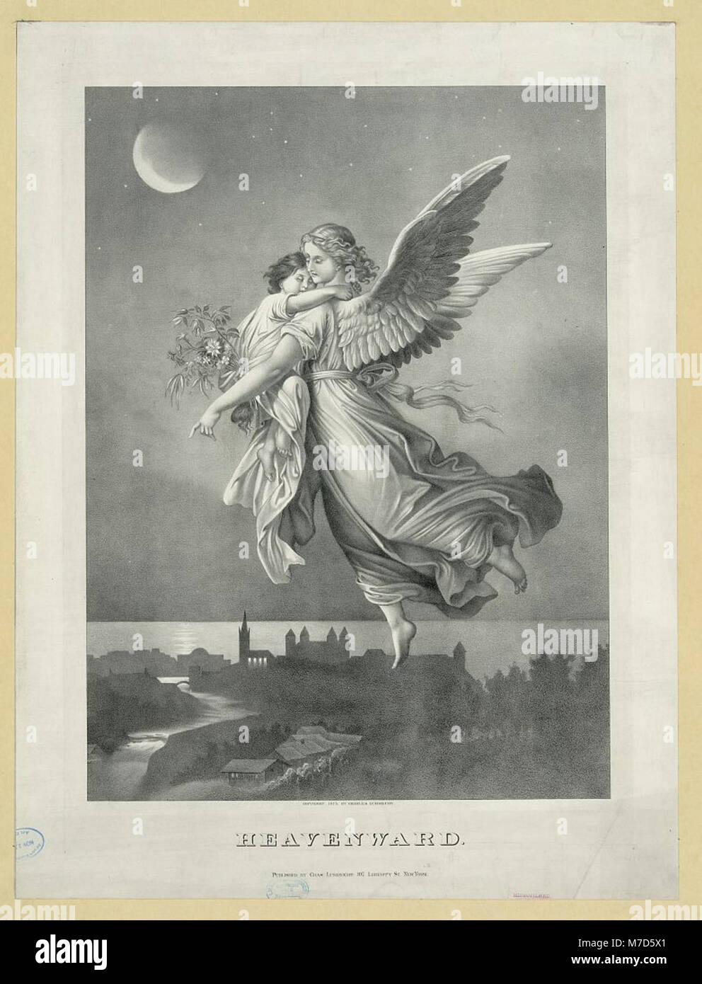 This photograph is titled 'Heavenward' and depicts a symbolic or ...