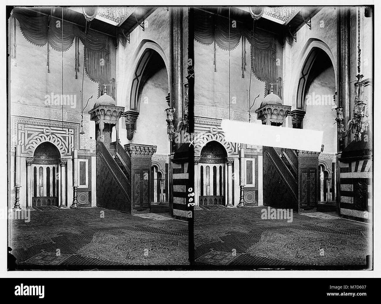 The image captures the Machpelah in Hebron, including the Fatimite ...