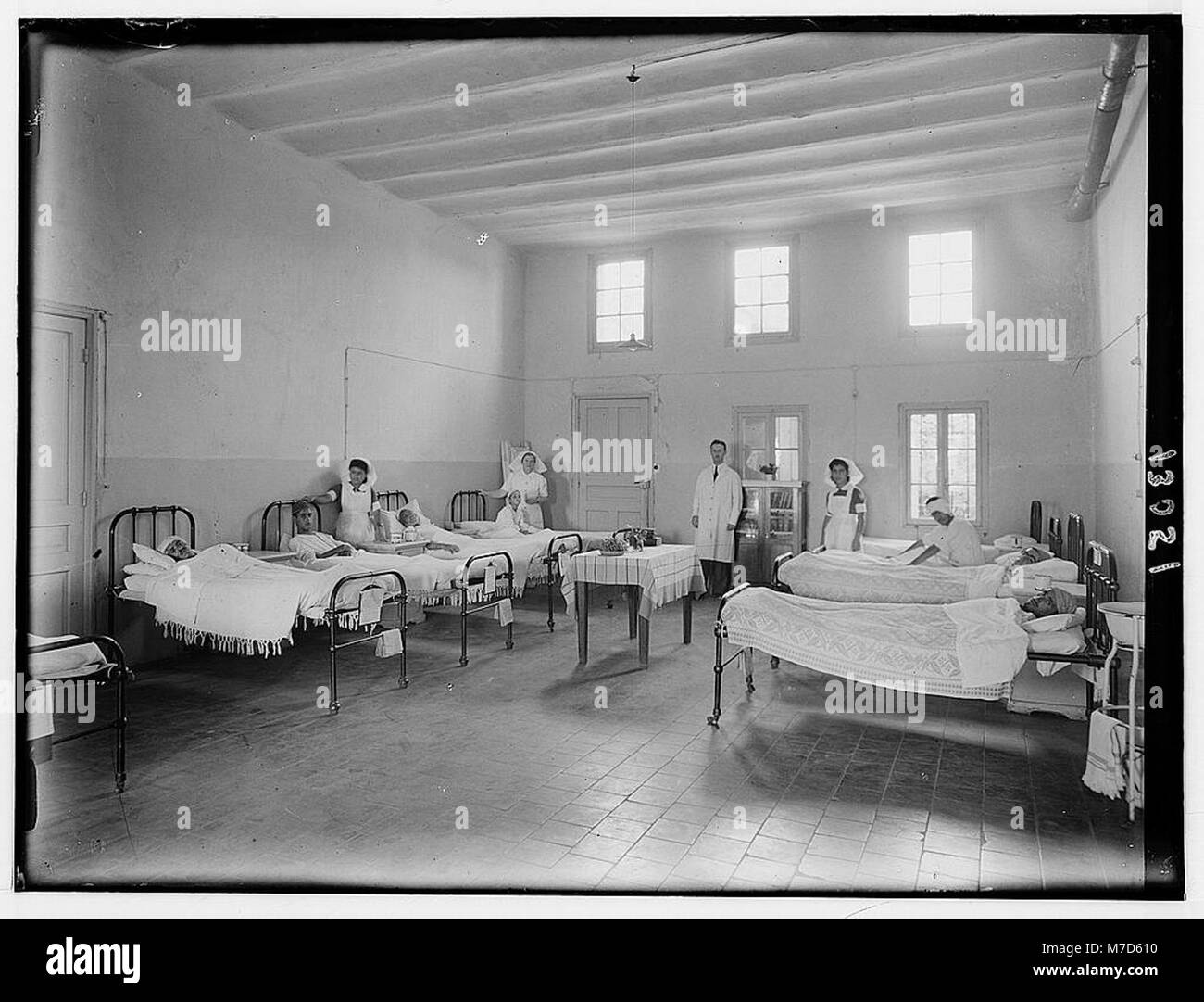 Hebron hospital, men's ward Stock Photo - Alamy