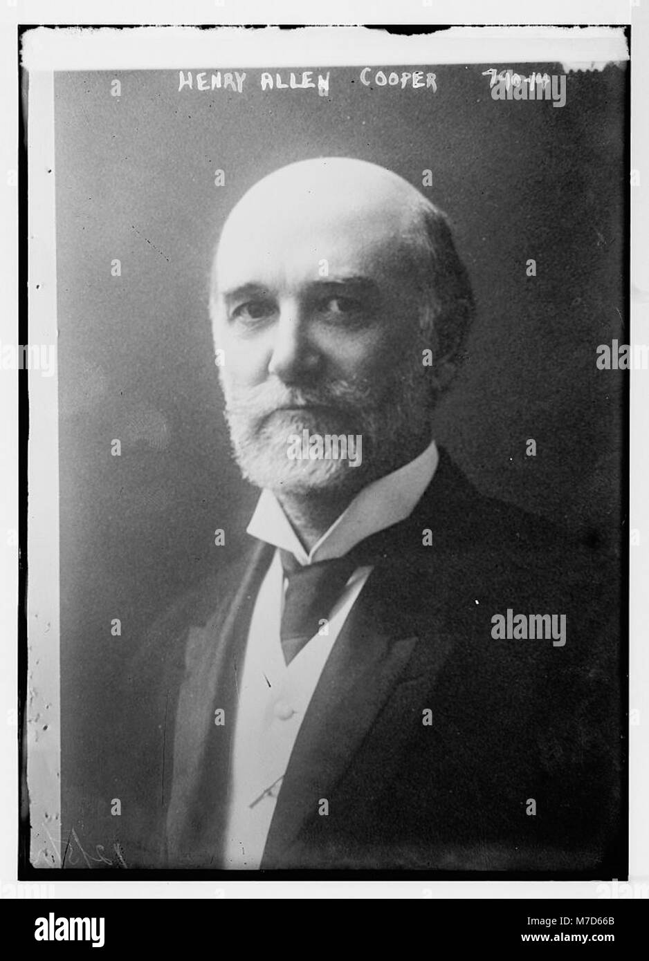 A formal portrait of Henry Allen Cooper, contributing to historical ...