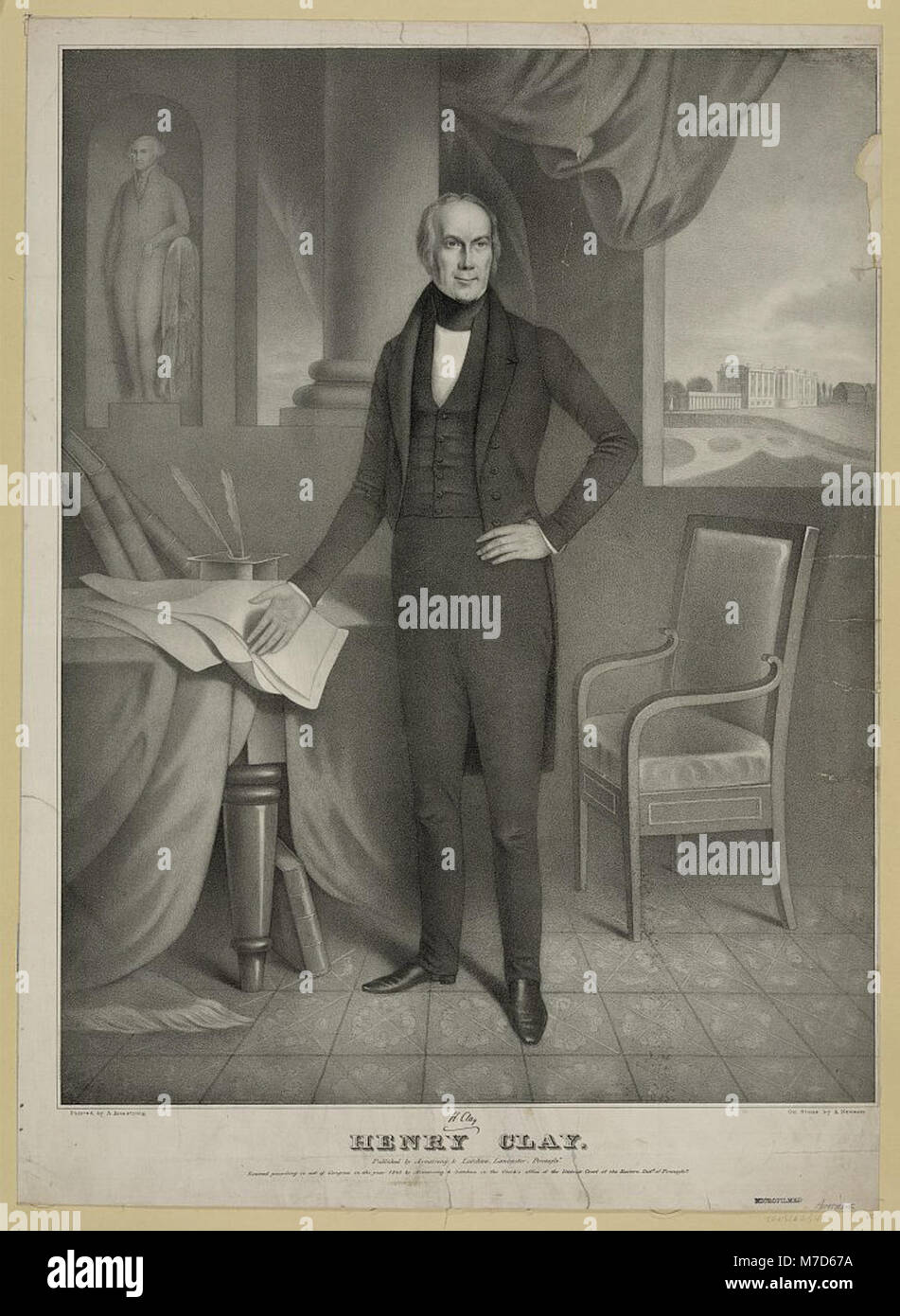 Henry Clay, a prominent American statesman, known for his role in U.S ...