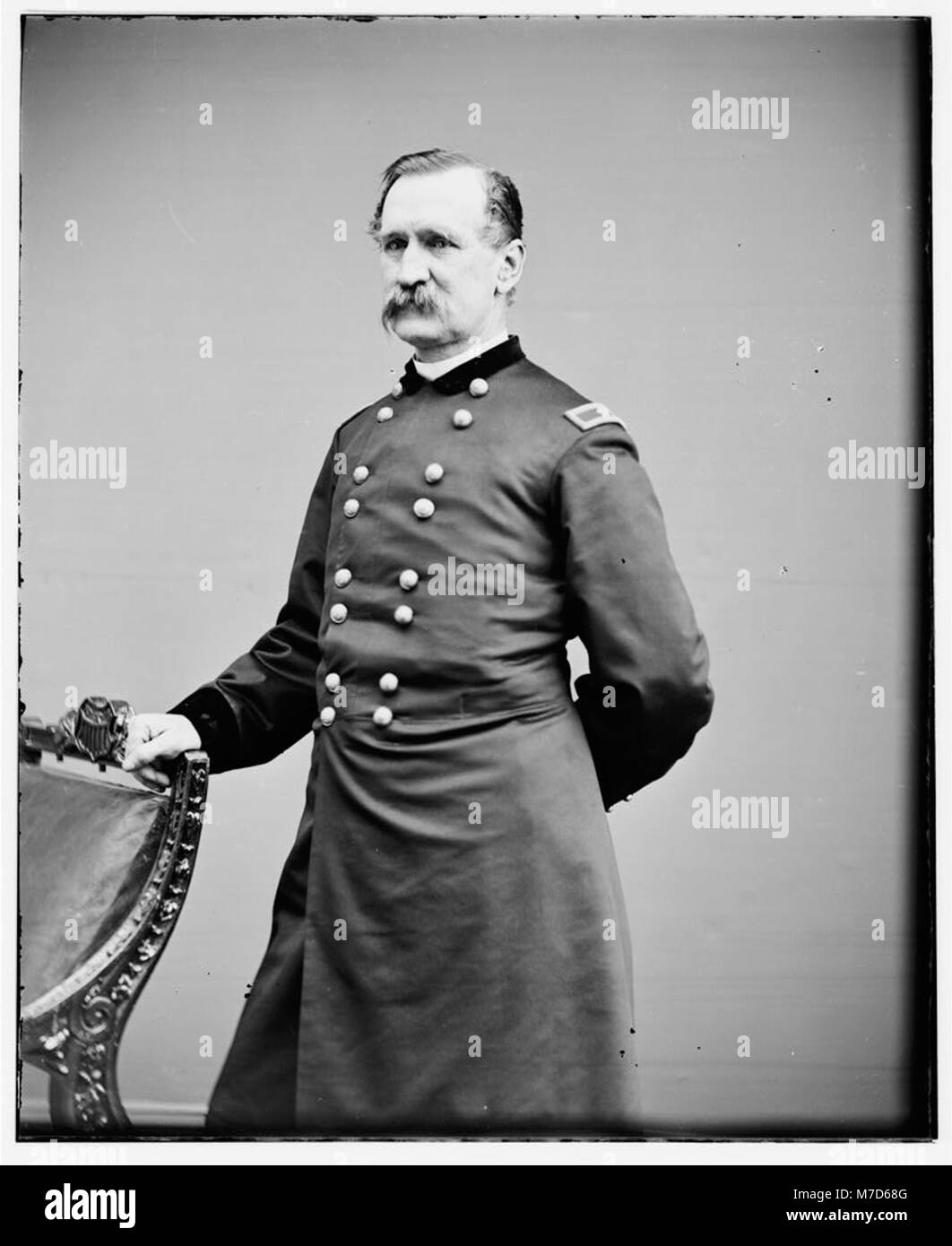 A portrait of Henry L. Robinson, a British Brigadier General, capturing ...