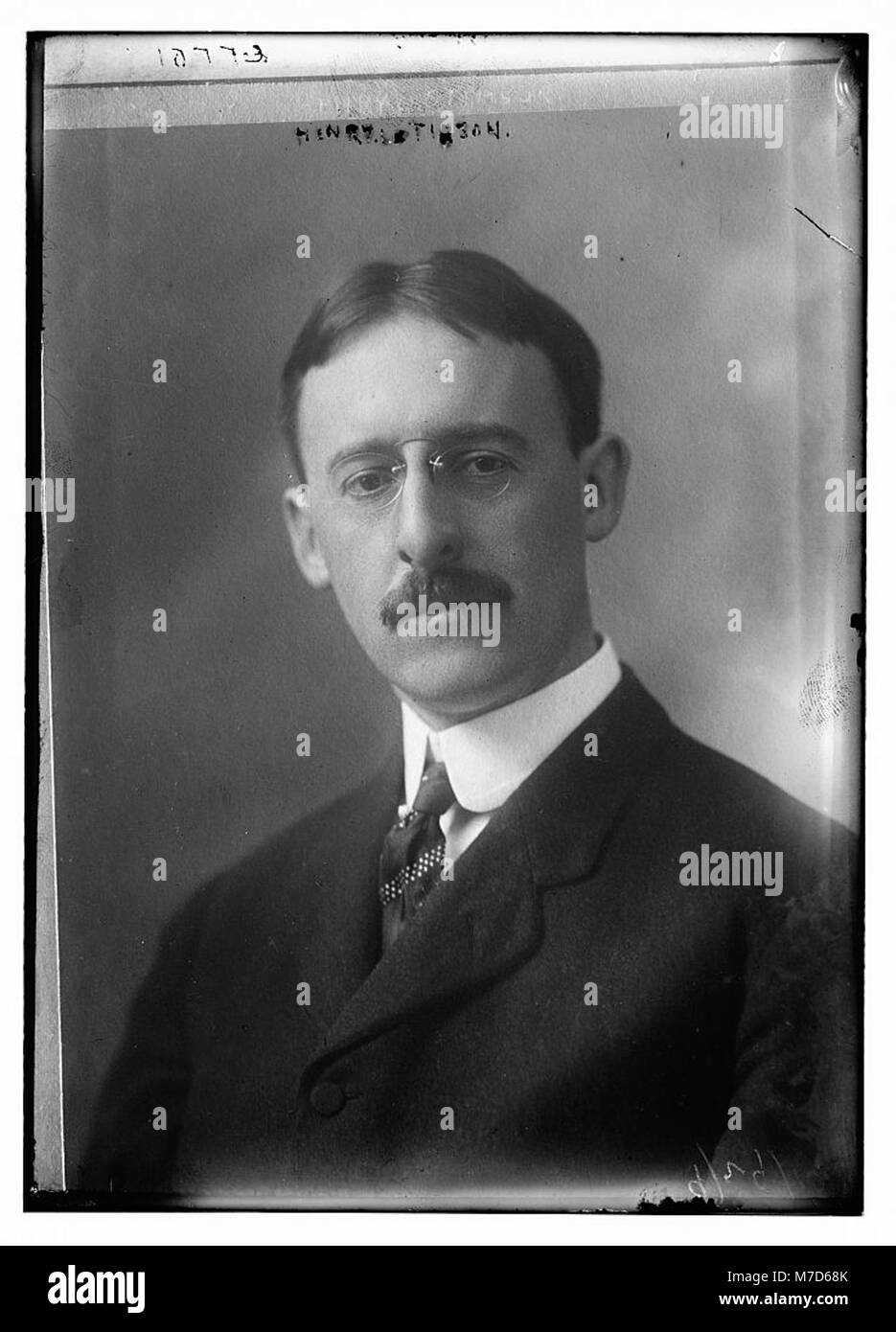 A portrait of Henry L. Stimson, U.S. Secretary of War during World War ...