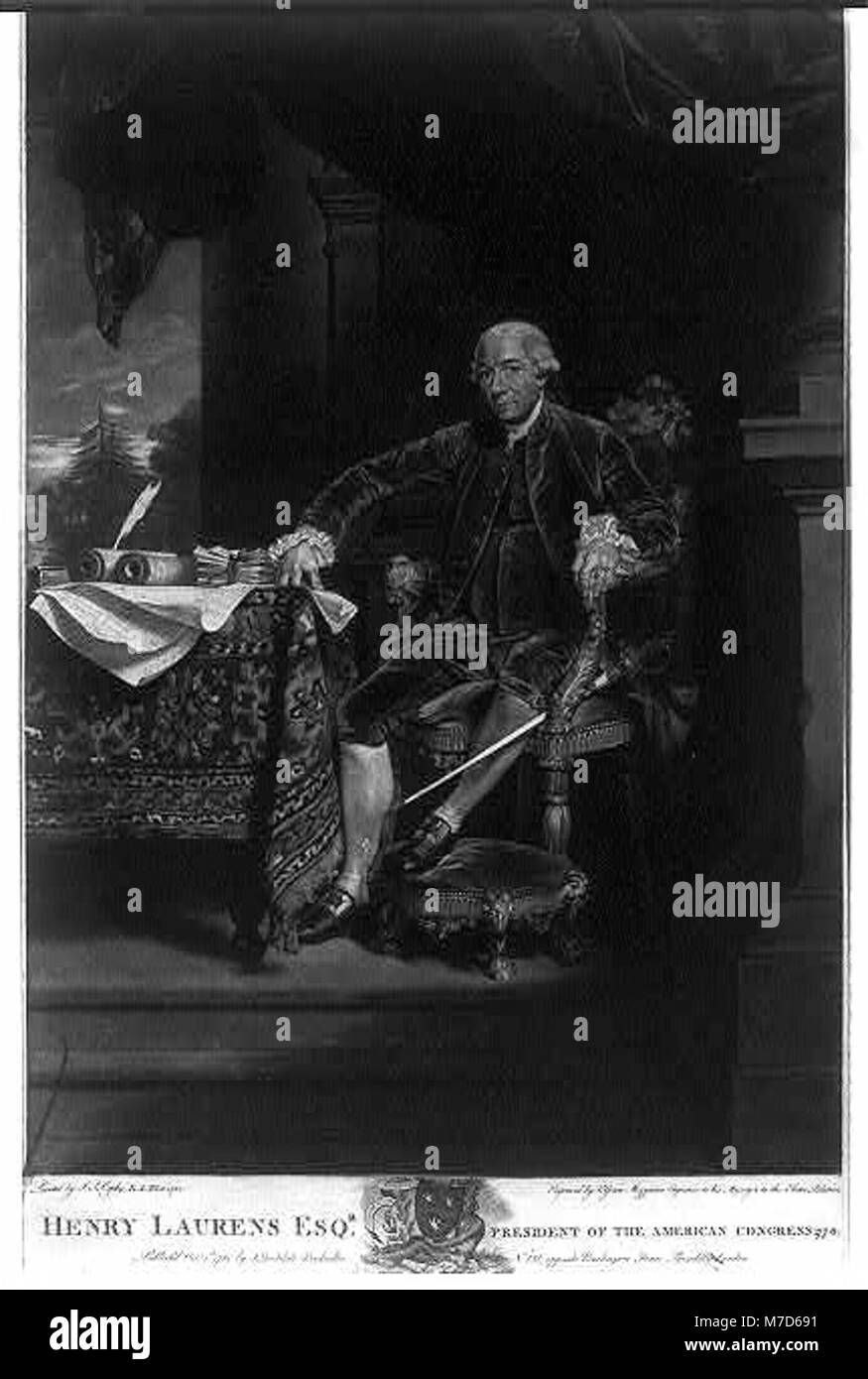 Henry laurens esqr hi-res stock photography and images - Alamy