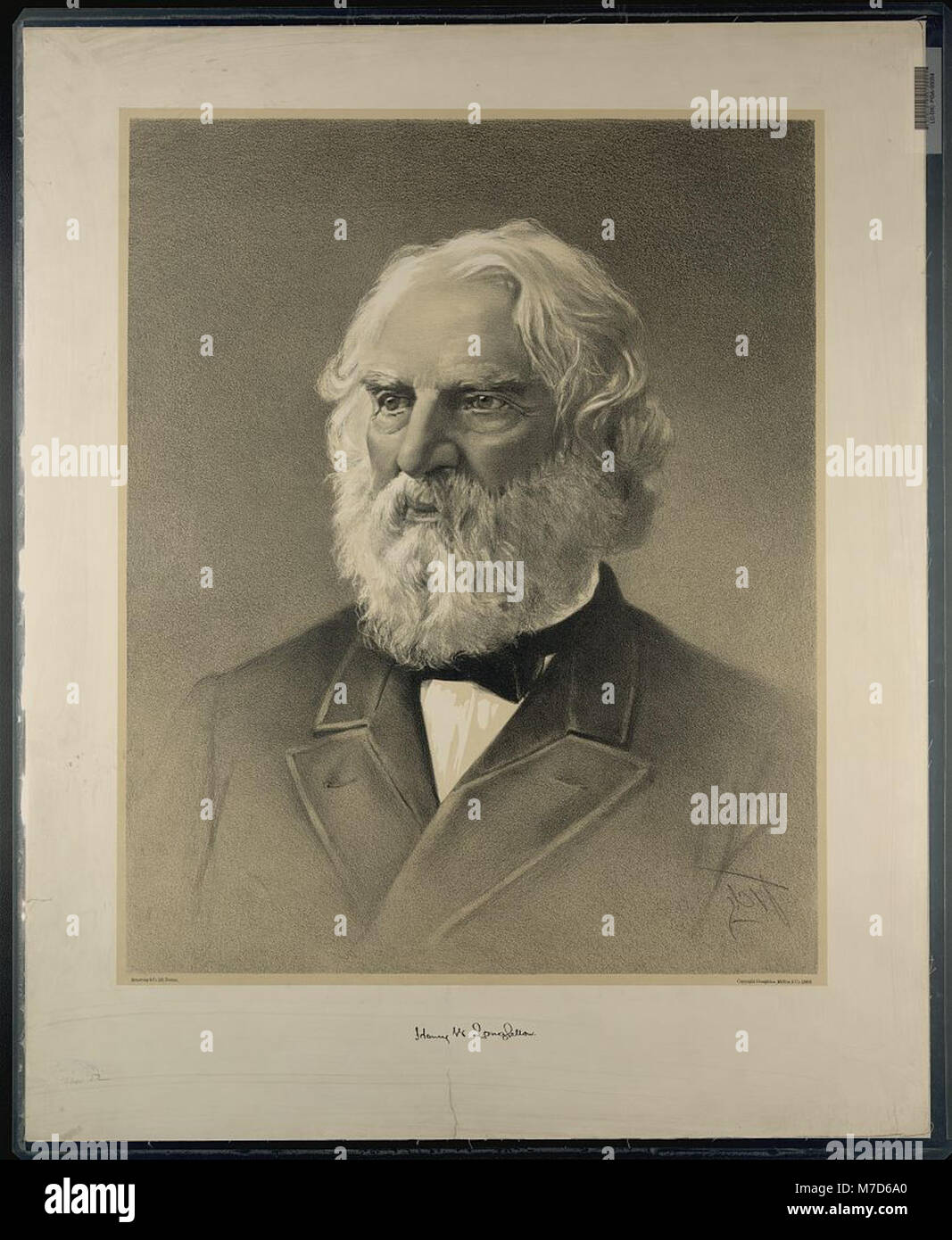 Vintage photograph of henry longfellow hi-res stock photography and ...