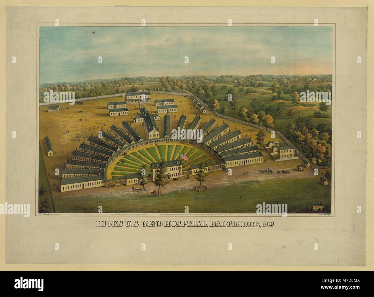 Civil war military hospital hi-res stock photography and images - Alamy
