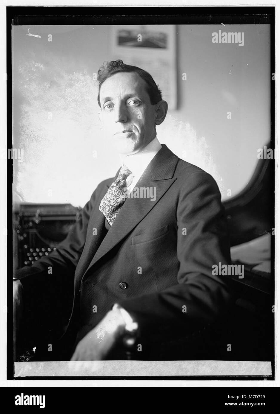 Portrait of Homer Hock from Kansas, reflecting his role or significance ...