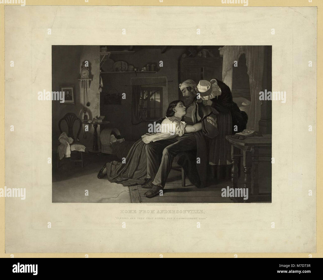 This image symbolizes the emotional and physical toll of returning from ...