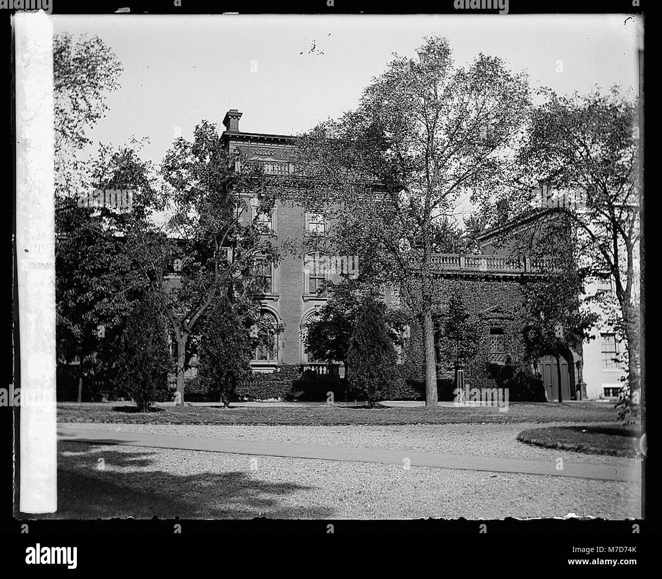 A photograph of the home of Daniel Webster at 17th and H Streets in ...