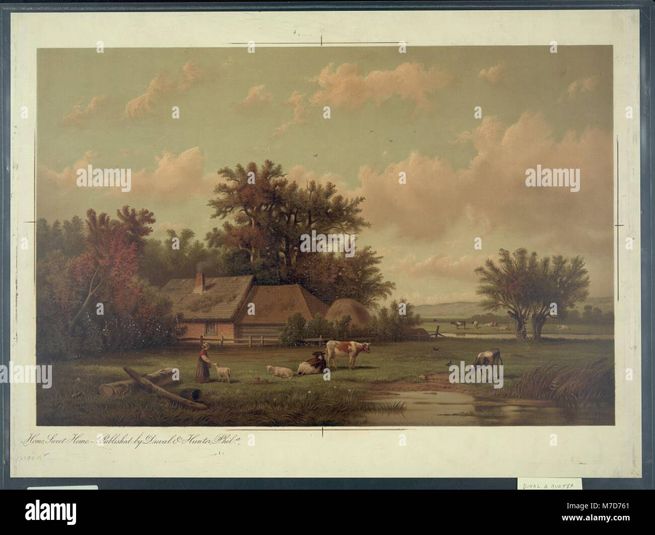 This image depicts a nostalgic, idealized view of a home environment ...