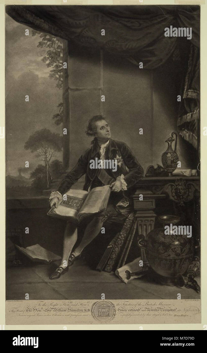 Honourable Sir William Hamilton LCCN2004670280 Stock Photo - Alamy