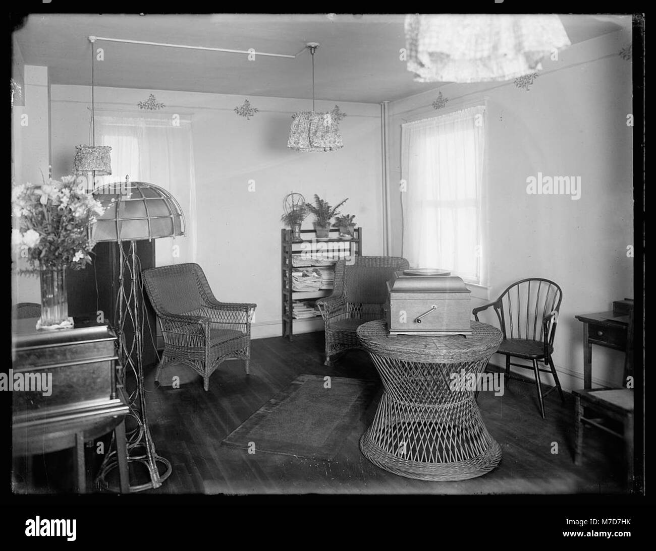 House interior antique Black and White Stock Photos & Images - Alamy