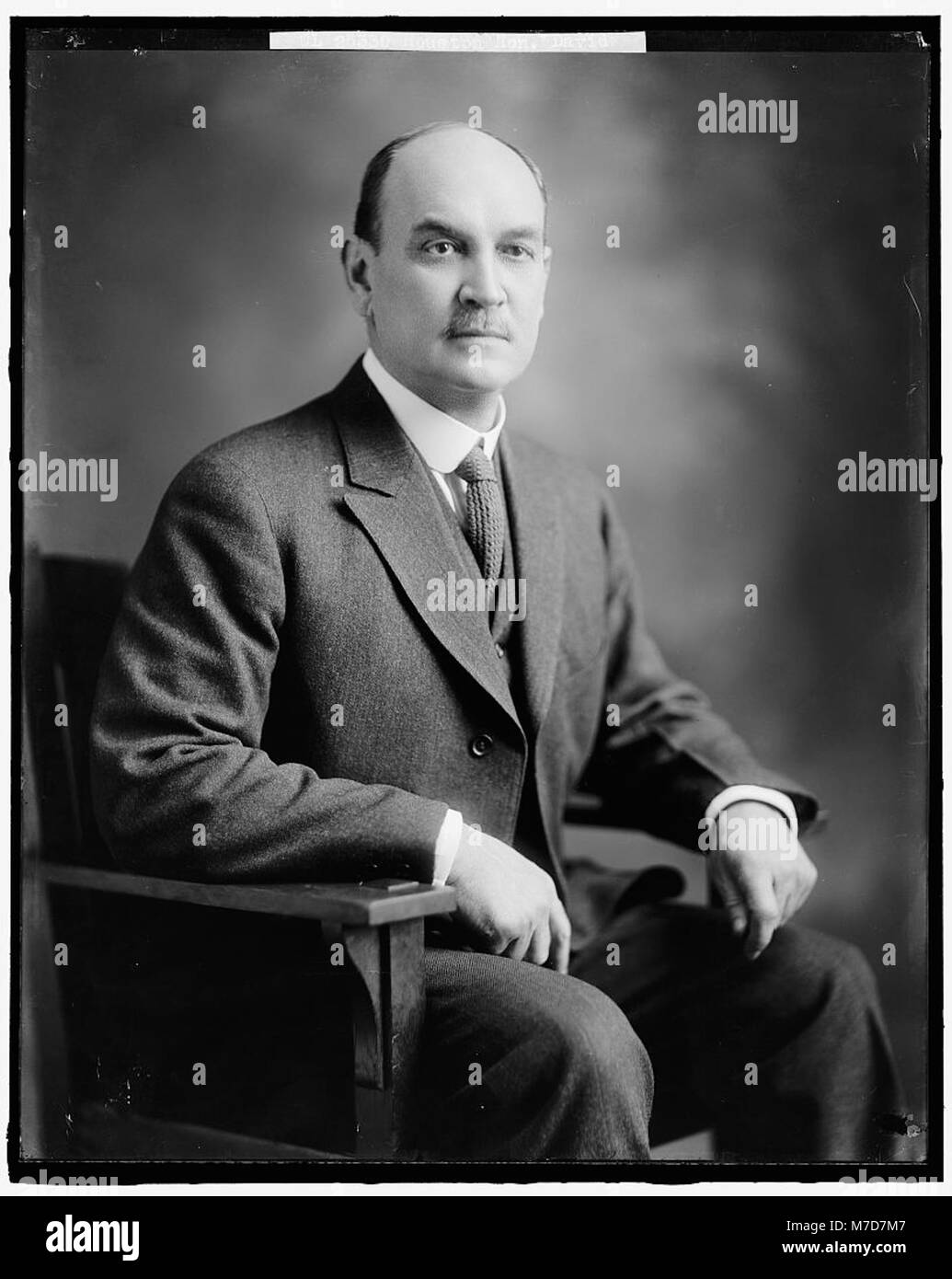 A portrait of David Houston, a notable American public official. The ...