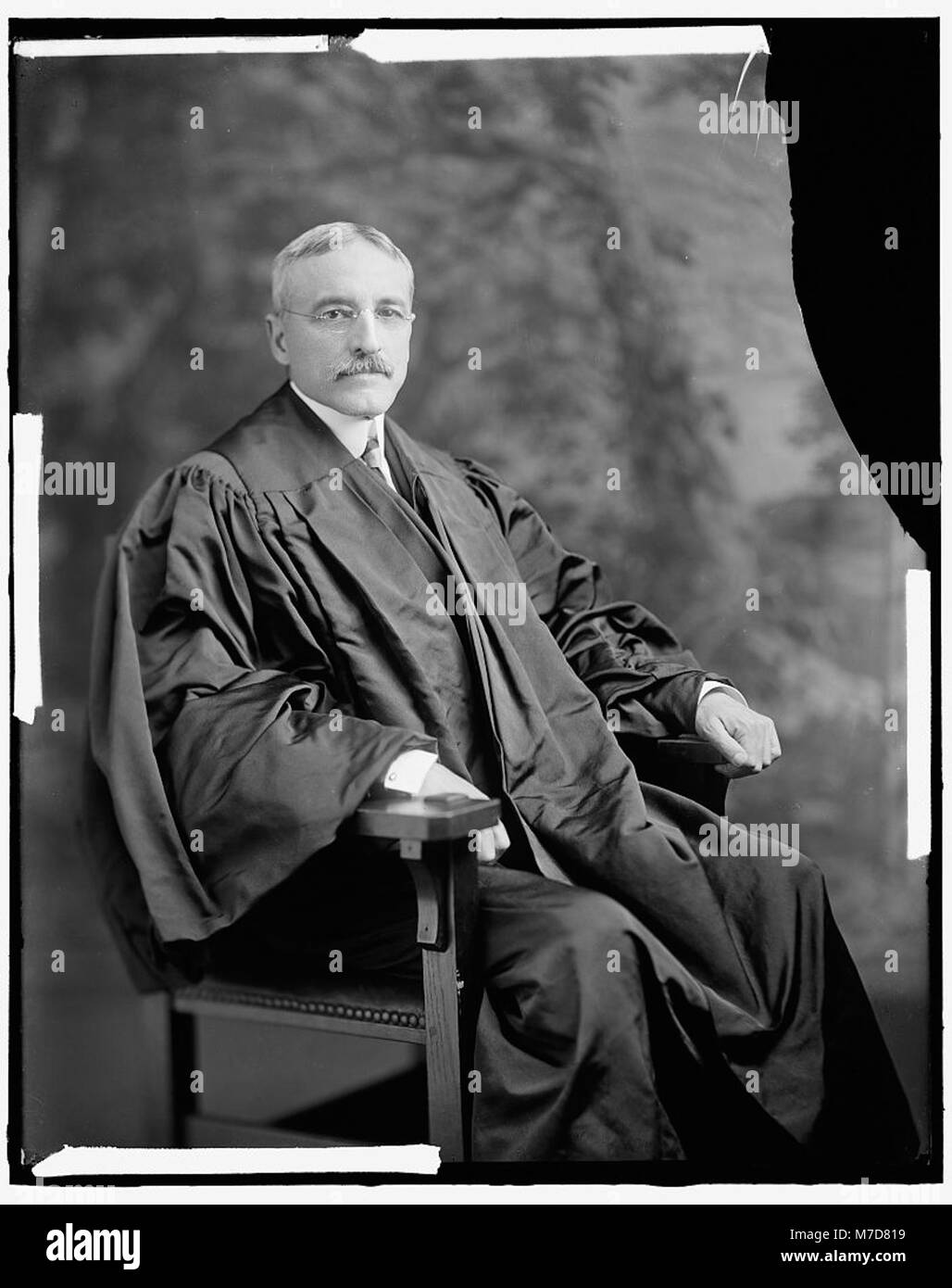 Judge W.H. Hunt, captured in a historical image, known for his ...