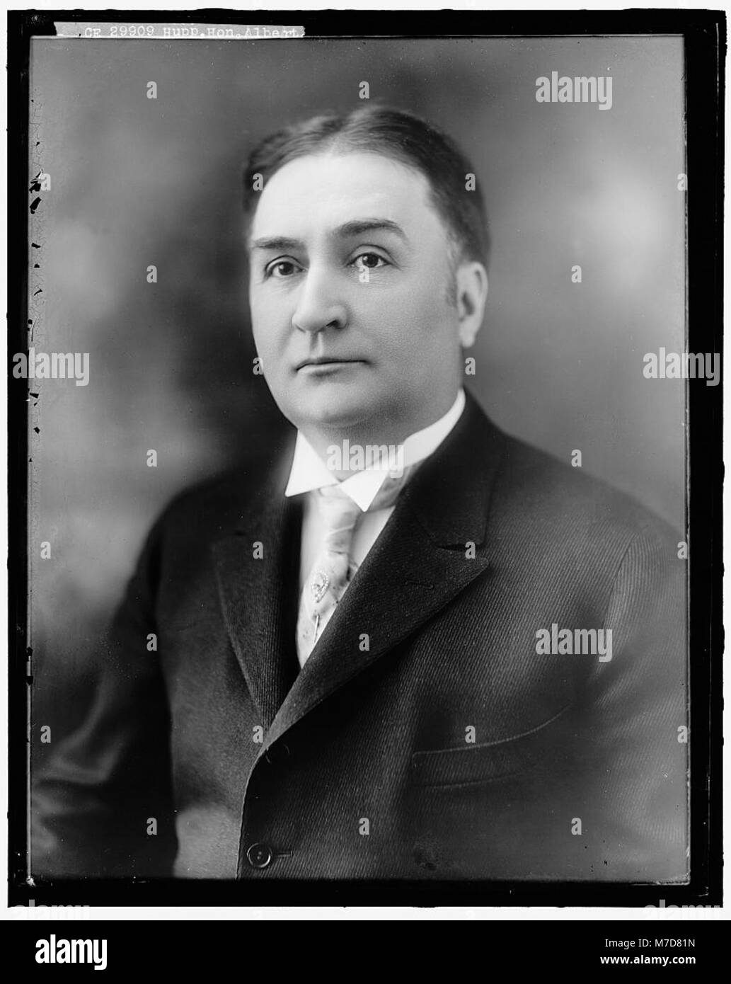 A portrait of Albert Hupp, a figure of historical significance ...