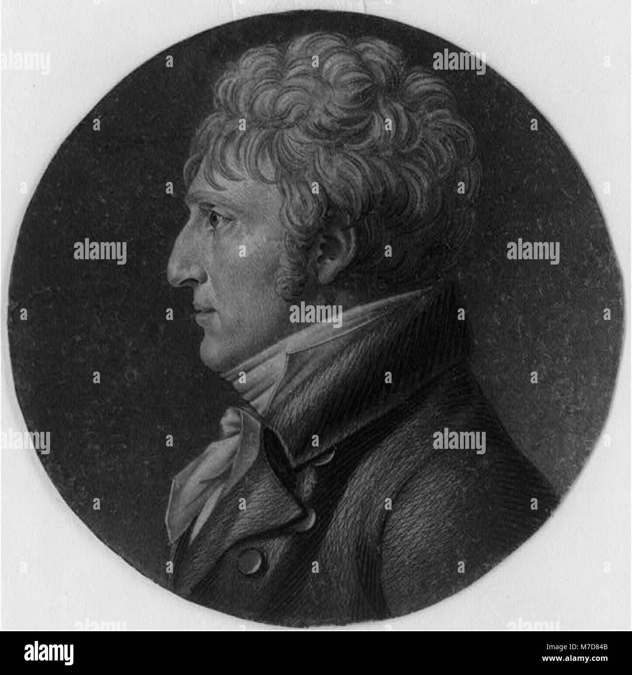 This head-and-shoulders portrait shows Captain Charles Pinckney, a ...