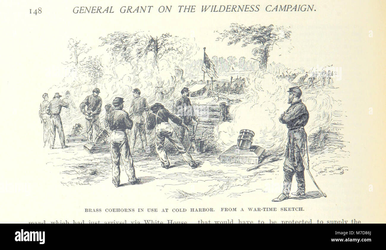 An image from 'Battles and Leaders of the Civil War,' a book that ...