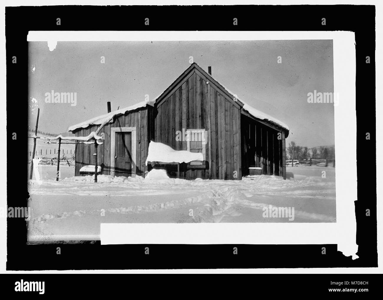 A photograph of a traditional Native American home, reflecting the ...